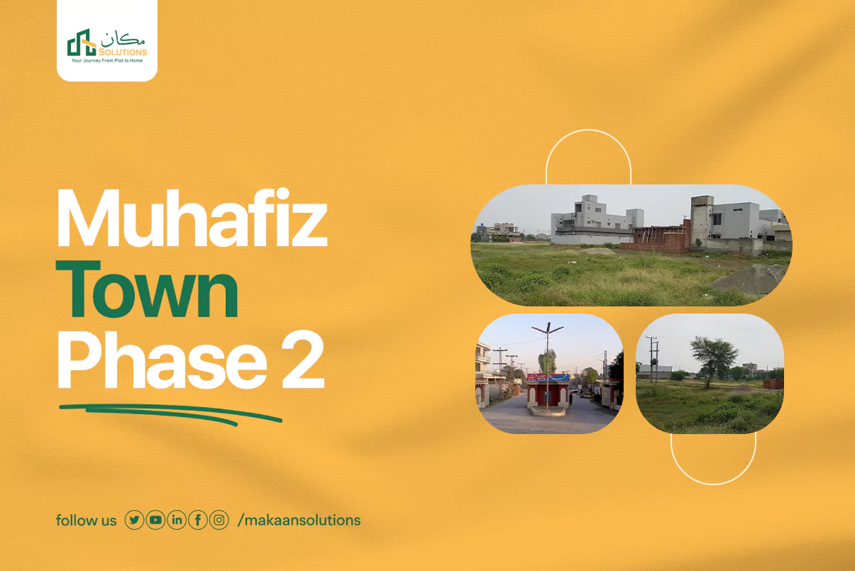 Muhafiz Town Phase 2 Lahore | Location Map | Plots for Sale