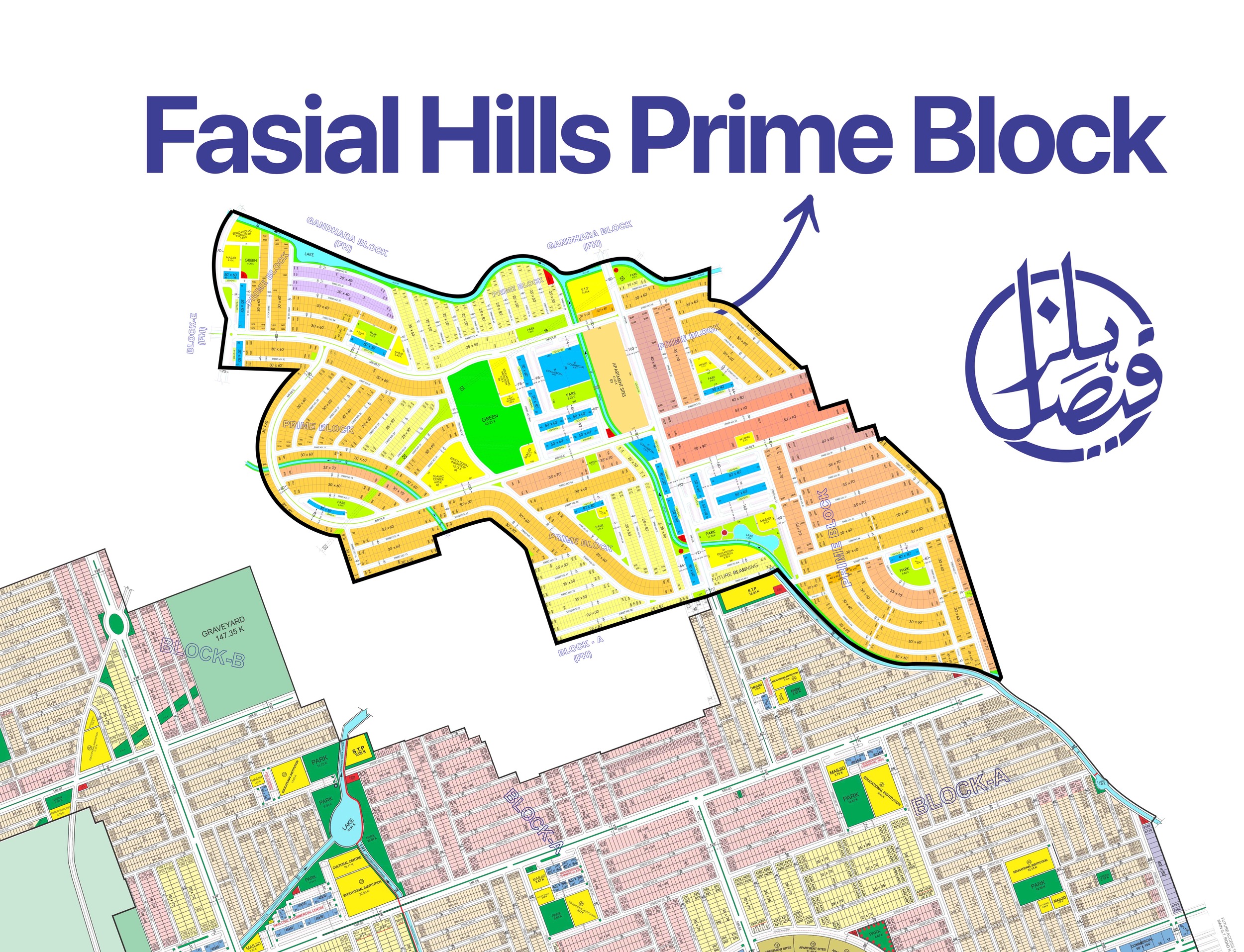 Faisal Hills Prime Block | Location | Map | Payment Plan 2024
